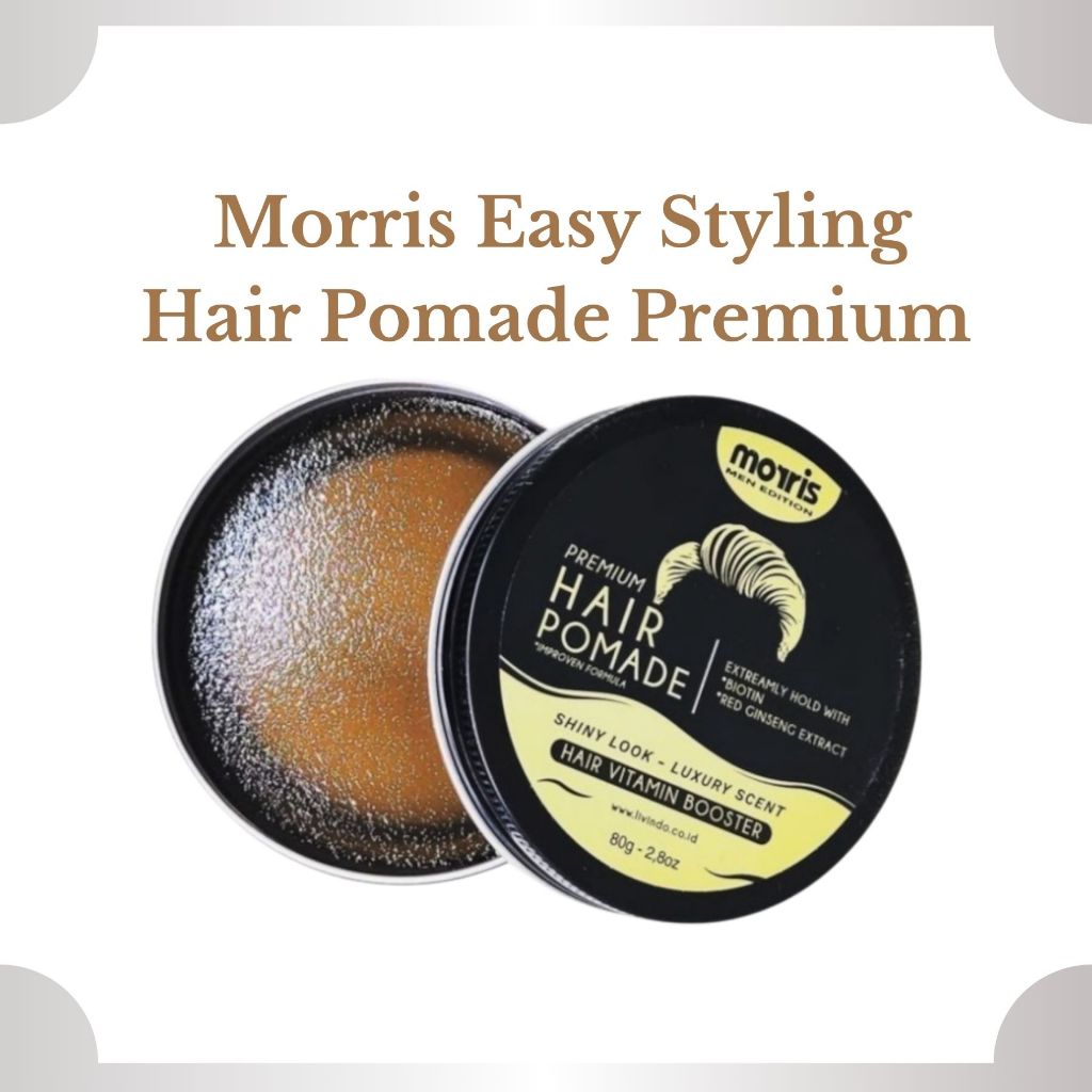 Jual Morris Easy Styling Hair Pomade Premium Man Edition 80gr | Shopee ...