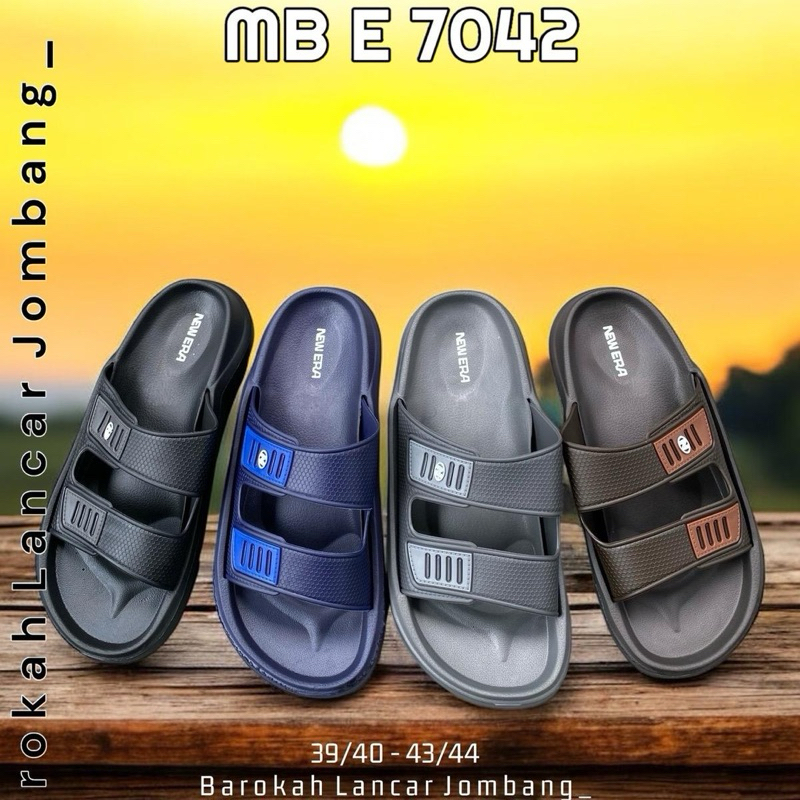 Jual SANDAL SLOP KARET PRIA NEW ERA MB E 7042 ORIGINAL BY NEW ERA ...