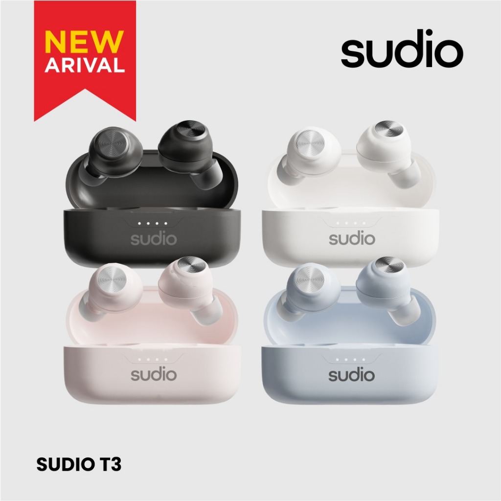 Jual Sudio T3 True Wireless Bluetooth Earphones ENC | Shopee Indonesia