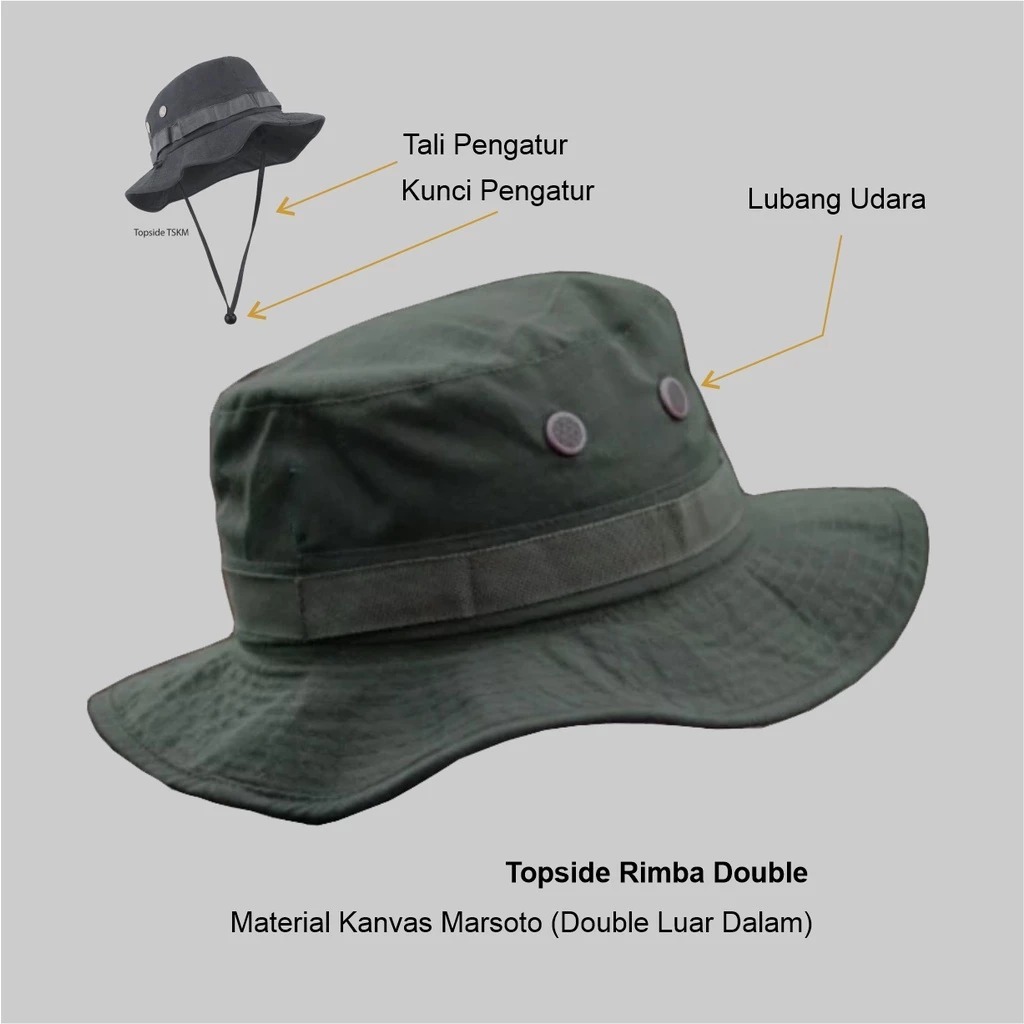 Jual Topi Rimba Outdoor / Topi Rimba Lapangan/ Topi Murah | Shopee ...