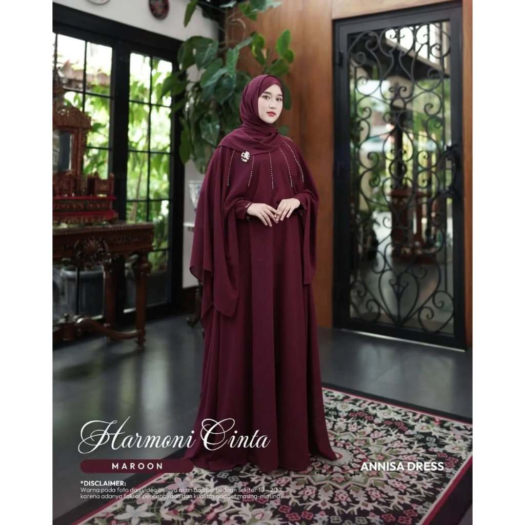 Jual New Promo Abaya Viral Abaya Anissa Bahan Ceruty Babydoll - Abaya ...