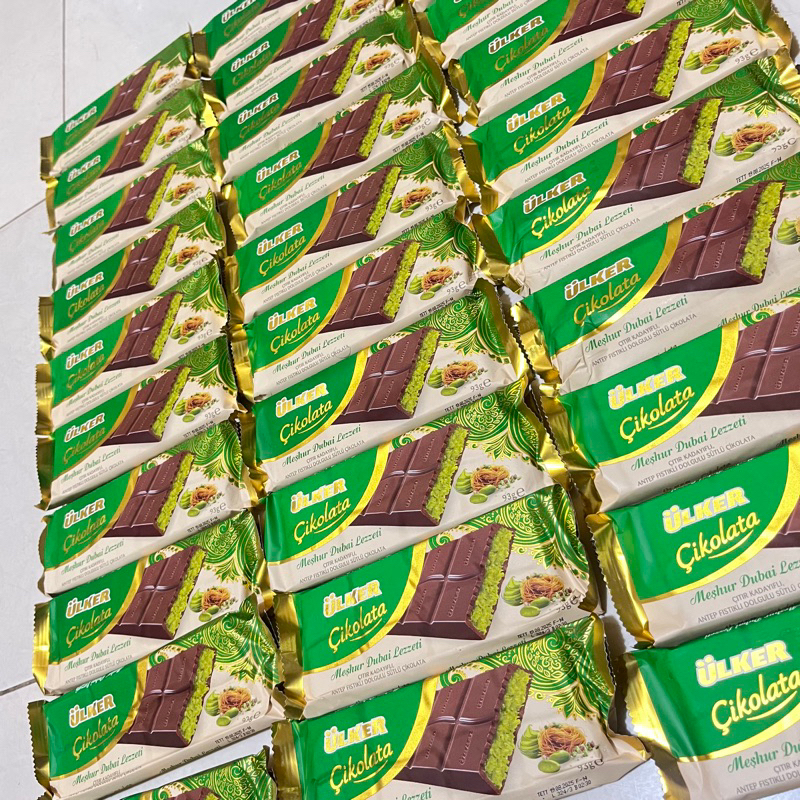 Jual READY STOCK HARGA KHUSUS GROSIR Ulker Coklat Dubai Pistachio Viral | Dubai Chocolate ...