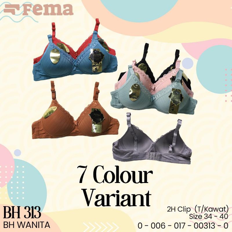 Jual BRA BUSA FEMA 313 CUP A HAK 2 (1PCS) | Shopee Indonesia