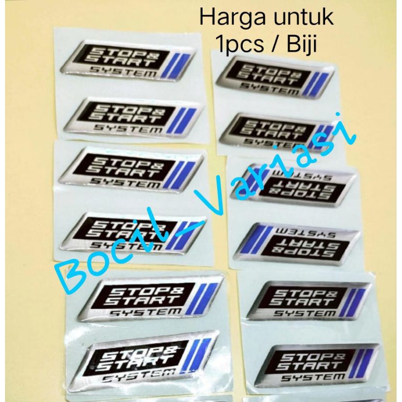Jual Stiker Emblem Stop Start Sistem Yamaha | Shopee Indonesia