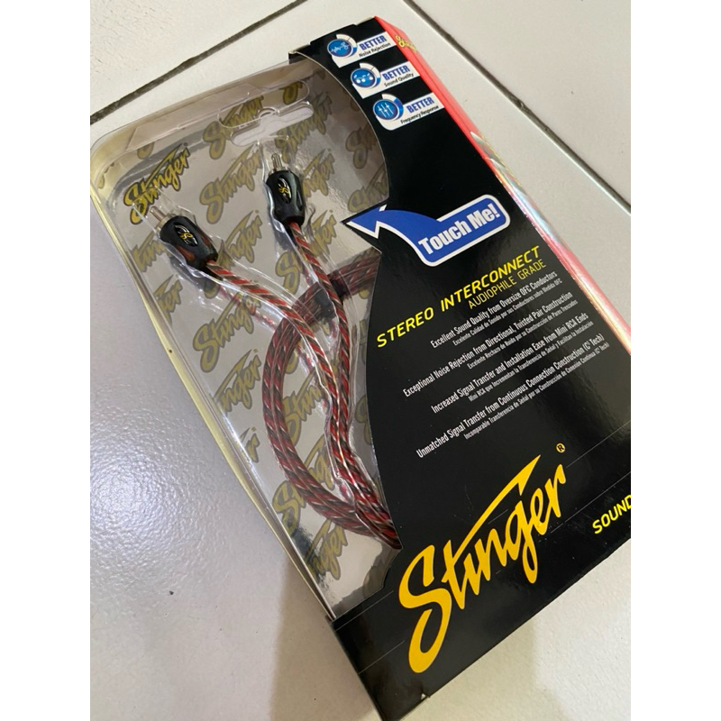 Jual kabel RCA stinger Audiophile Grade interconncet panjang 0.9 meter ...
