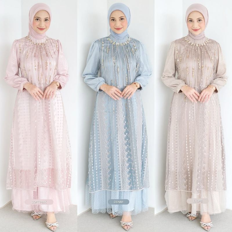 Jual Raya Series Vol 1 - Sarah The Label | Kayla Dress by STL | Kemeja ...