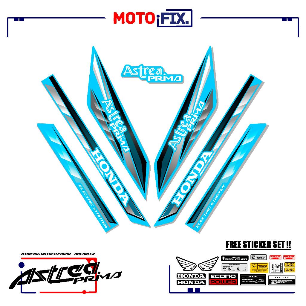 Jual STRIPING MOTOR VARIASI ASTREA PRIMA / MT5 / EX5 DREAM / STAR ...