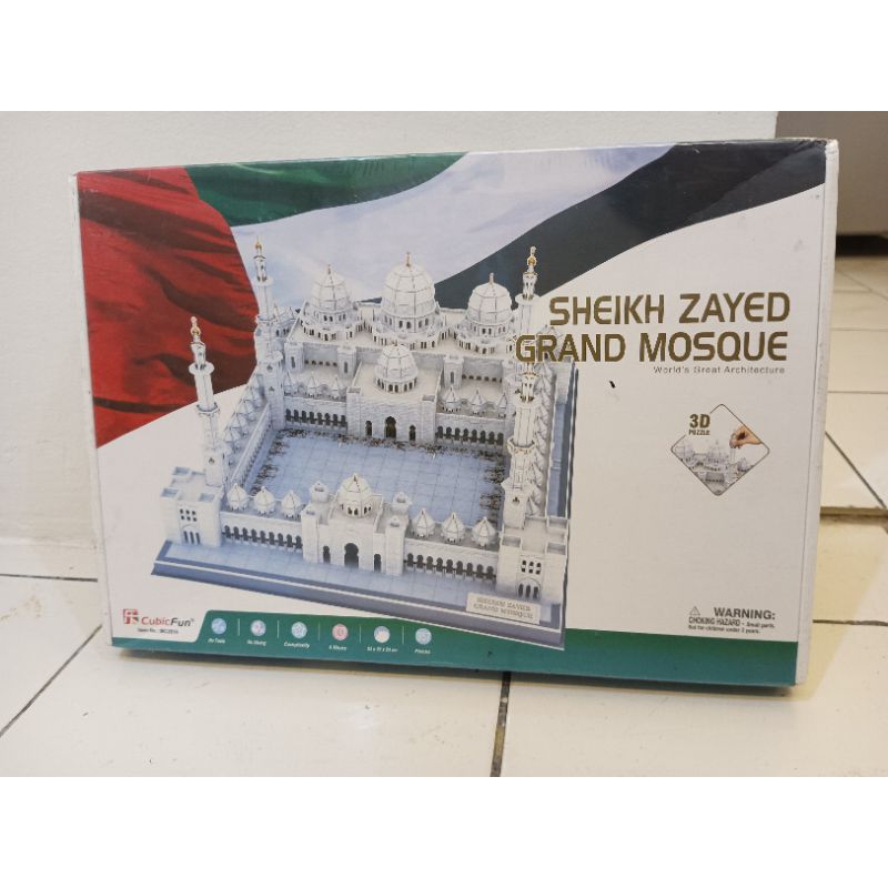 Jual CubicFun Sheik Zayed Grand Mosque Puzzle 3d | Shopee Indonesia