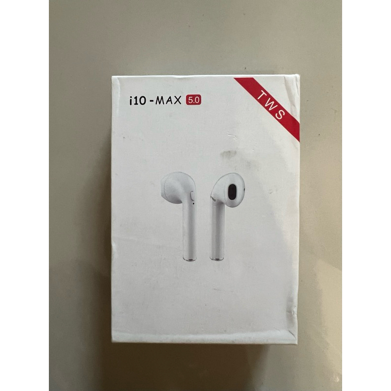 Jual Headset Bluetoothi10 MAX warna putih baca deskripsi | Shopee Indonesia