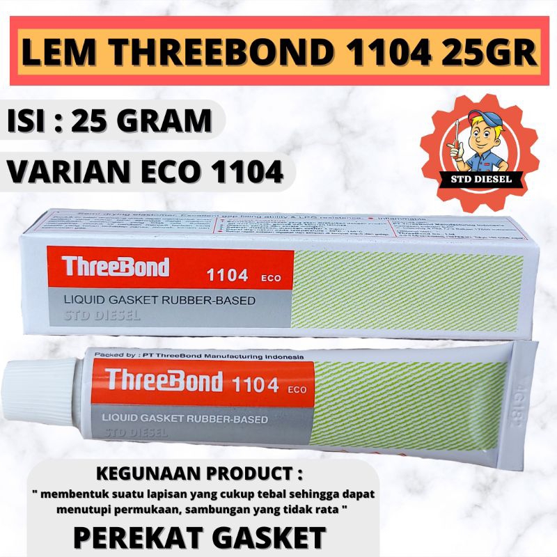 Jual LEM THREEBOND 1104 ECO 25 GRAM LEM TRIBON TREBON TRAIBON ABU ABU ...