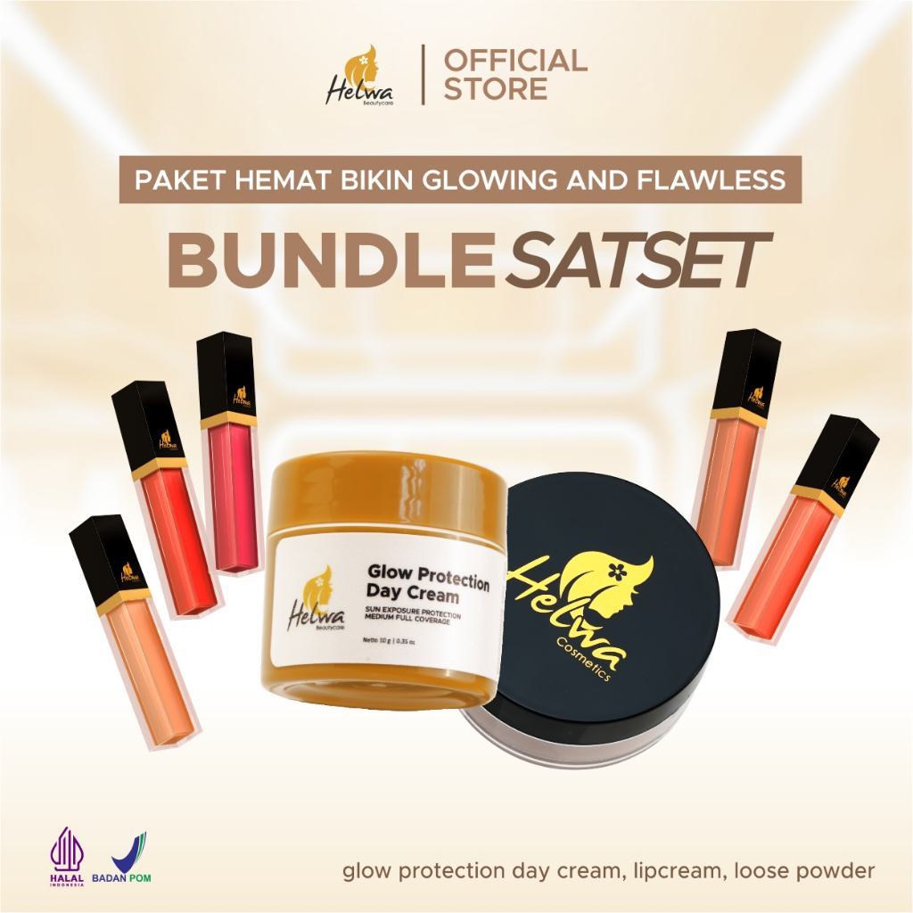 Jual HELWA BEAUTYCARE - Bundling SatSet (Glow Protection day cream ...