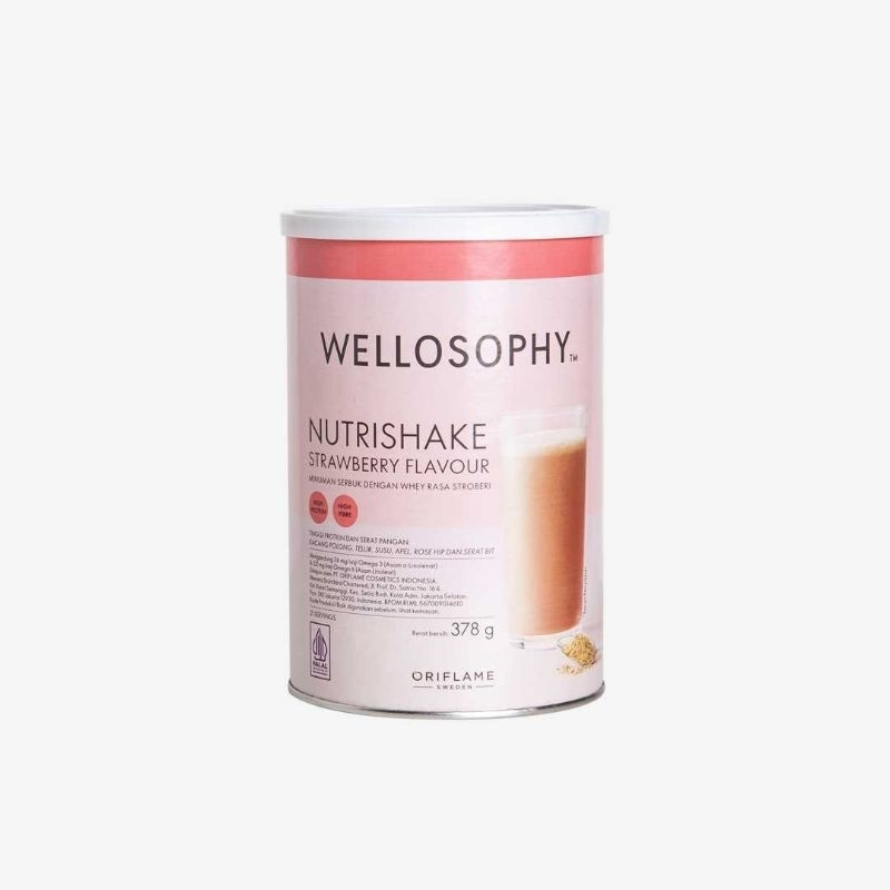 Jual Wellosophy Nutrishake Strawberry Flavour | Shopee Indonesia