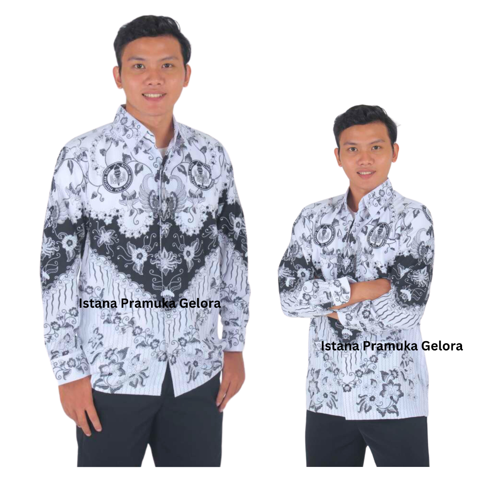 Jual (PREMIUM) Seragam Guru Baju Kemeja PGRI Pria/Cowok/ Laki-Laki Lengan Panjang SNI - Istana ...