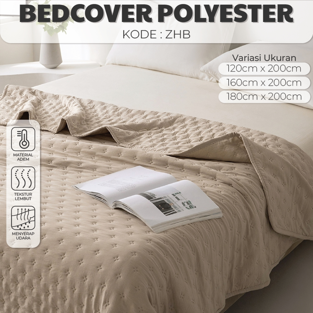Jual Selimut Polos Dewasa 3 Ukuran Bahan Halus Bedcover Polyester ...