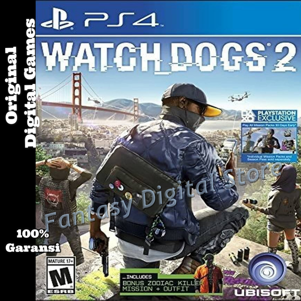 Jual Watch Dogs 2 PS4 PS5 Digital | Shopee Indonesia