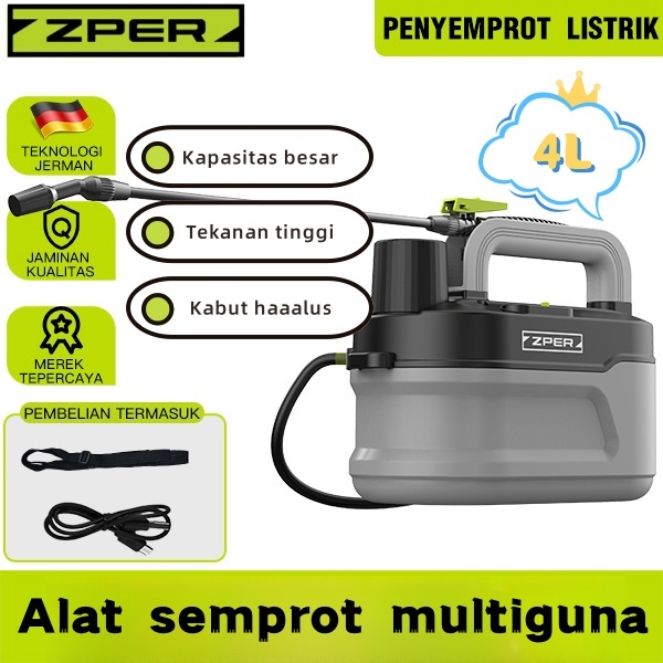 Jual ZPER Sprayer elektrik 4 liter alat semprot cas botol semprot ...