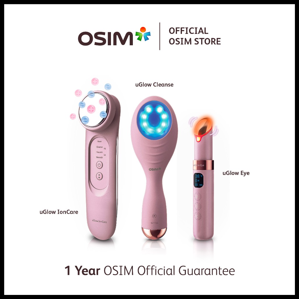 Jual OSIM uGlow Beauty Series (Ioncare, Cleanse, Eye) - Perawatan Wajah / Skincare Tools ...