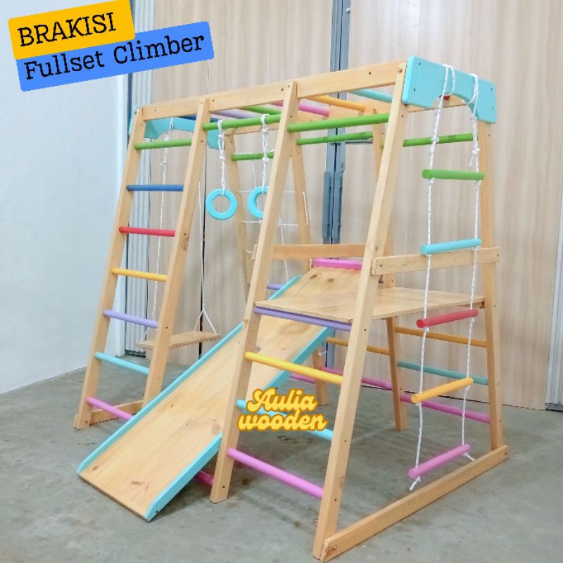 Jual Brakiasi Rainbow 150 cm x 150 cm fullset climber ready stock ...