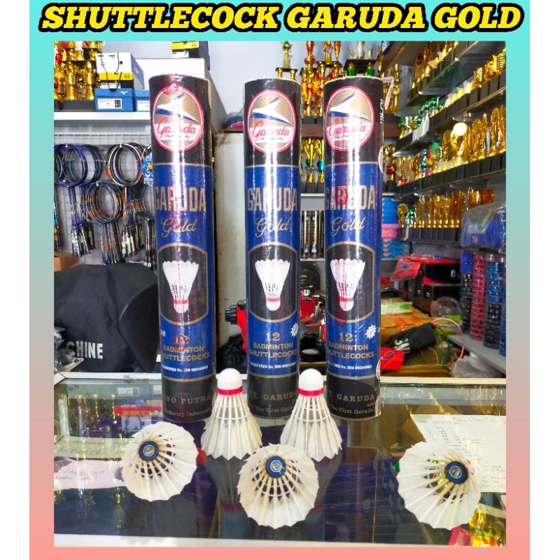 Jual SHUTTLECOCK GARUDA GOLD BIRU | Shopee Indonesia