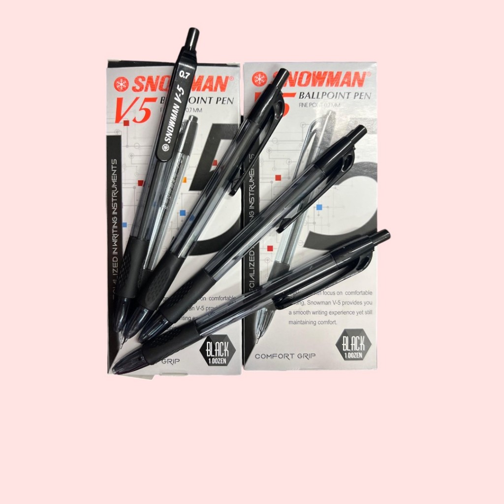 Jual BALLPOINT / PULPEN CETEK SNOWMAN V5 [ PACK ] | Shopee Indonesia