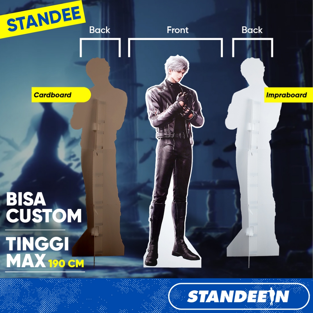 Jual Standee Sylus Love and Deepspace 2 Real Size Bisa Custom Gambar ...