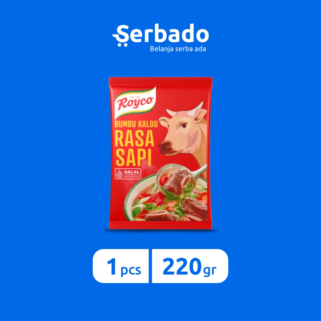 Jual Royco Bumbu Kaldu Penyedap Rasa Sapi Kemasan Sachet 220gr | Shopee ...