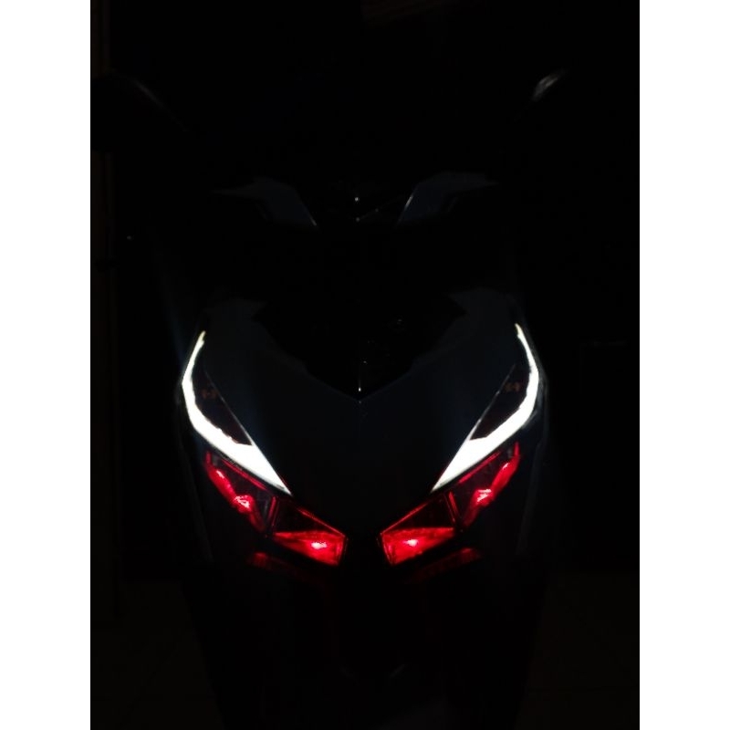 Jual Headlamp vario LED OLD black housing | Shopee Indonesia