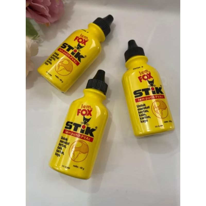 Jual Lem Fox Stik Lem Putih PVC 60g | Shopee Indonesia