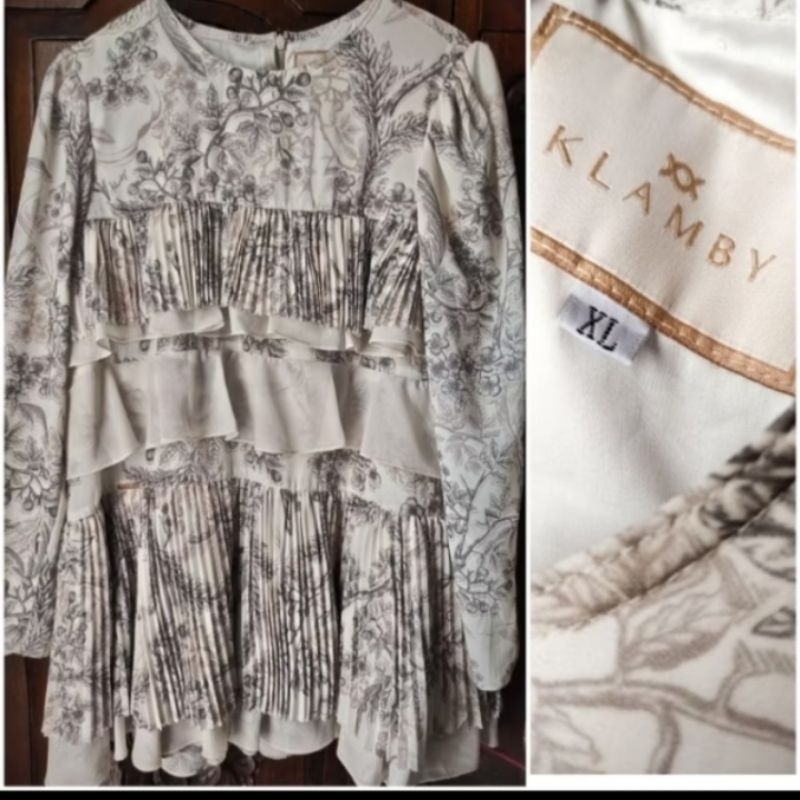 Jual Preloved Wearing Klamby Ruby abu size XL | Shopee Indonesia