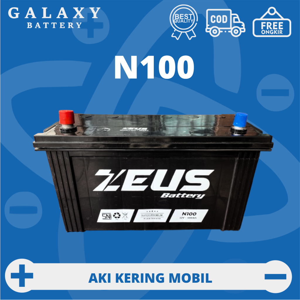 Jual Aki Zeus Super Power MF N100 Untuk Mobil HINO Truck Bus | Shopee ...
