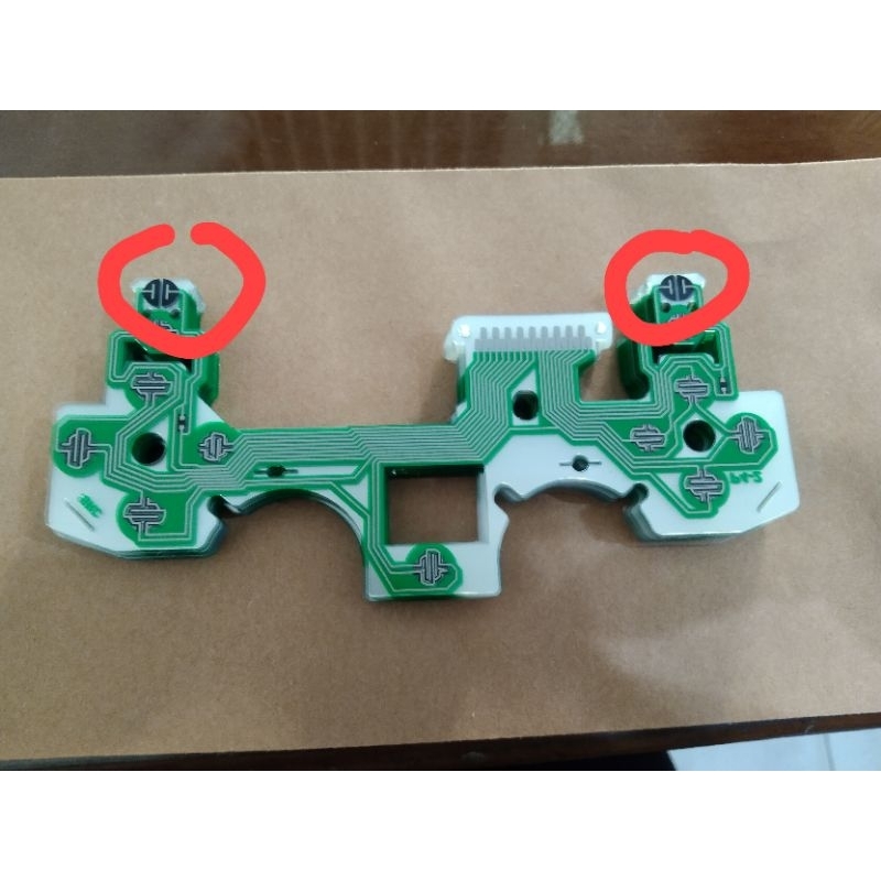 Jual Flexibel mika stik PS4 OP light bar 3 lubang (RL bulat) PCB stik ...