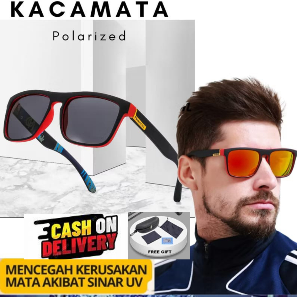 Jual Kacamata Polarized Pria Aviation Driving Kacamata Pria Anti Silau Matahari UV400 | Shopee ...