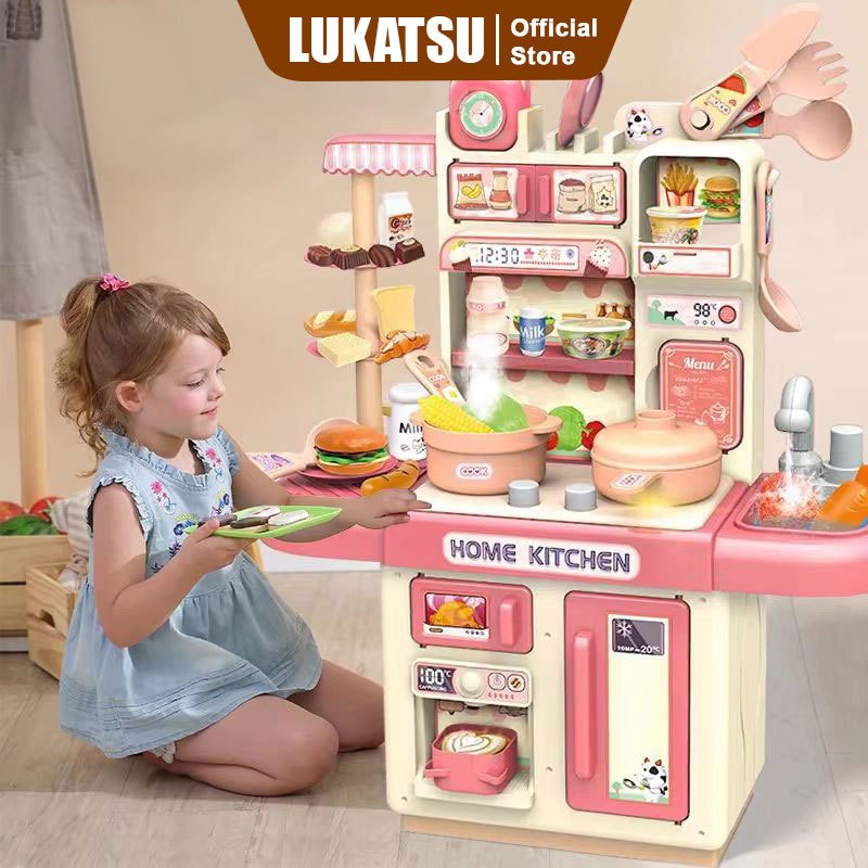 Jual LUKATSU Set Dapur Mainan Rumah Bermain Anak Peralatan Dapur ...