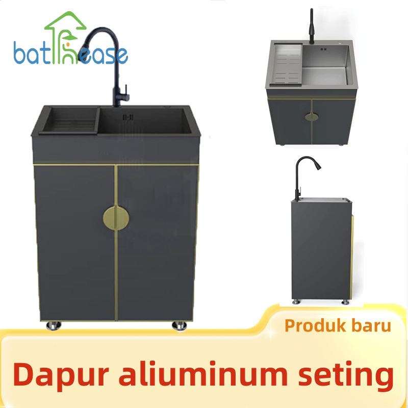 Jual (Cepat)Kitchen Set Aluminium Aluminium Kitchen Set Wastafel ...