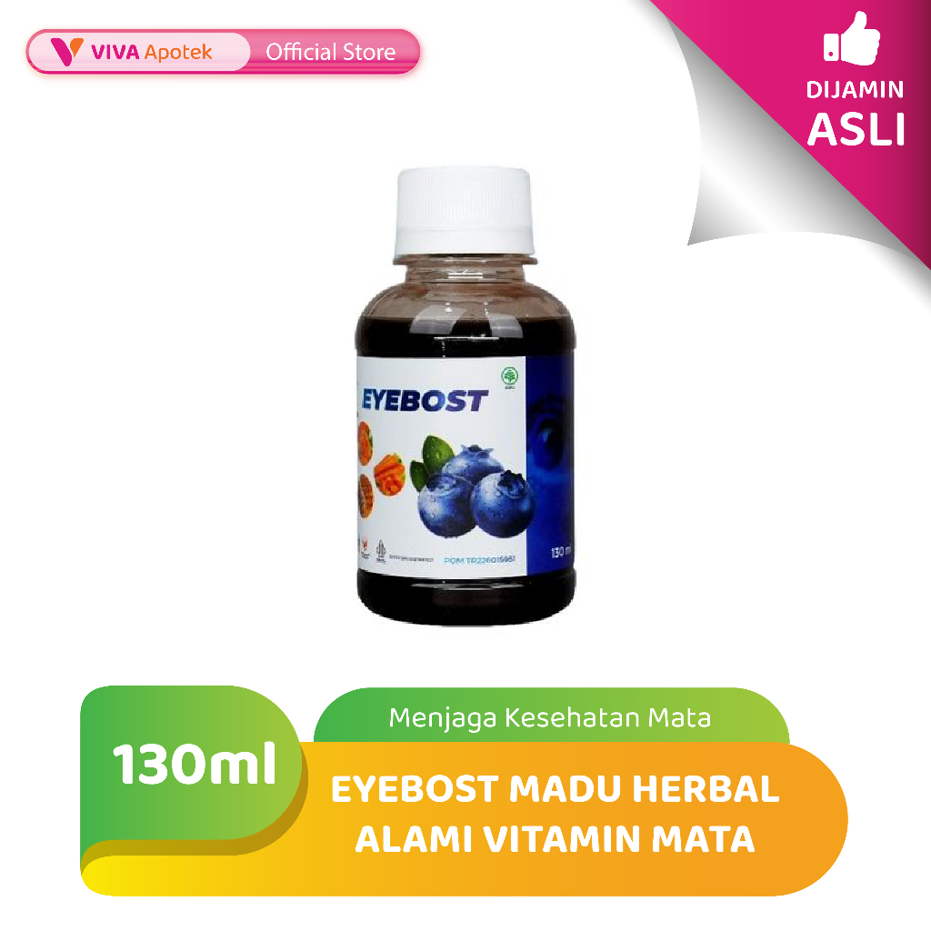 Jual Eyebost Madu Herbal Alami Vitamin Mata (130 ml) | Shopee Indonesia