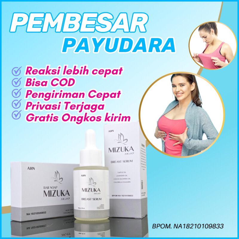 Jual PAKET MIZUKA SABUN DAN SERUM PEMBESAR PAYUDARA WANITA PEMBESAR ...