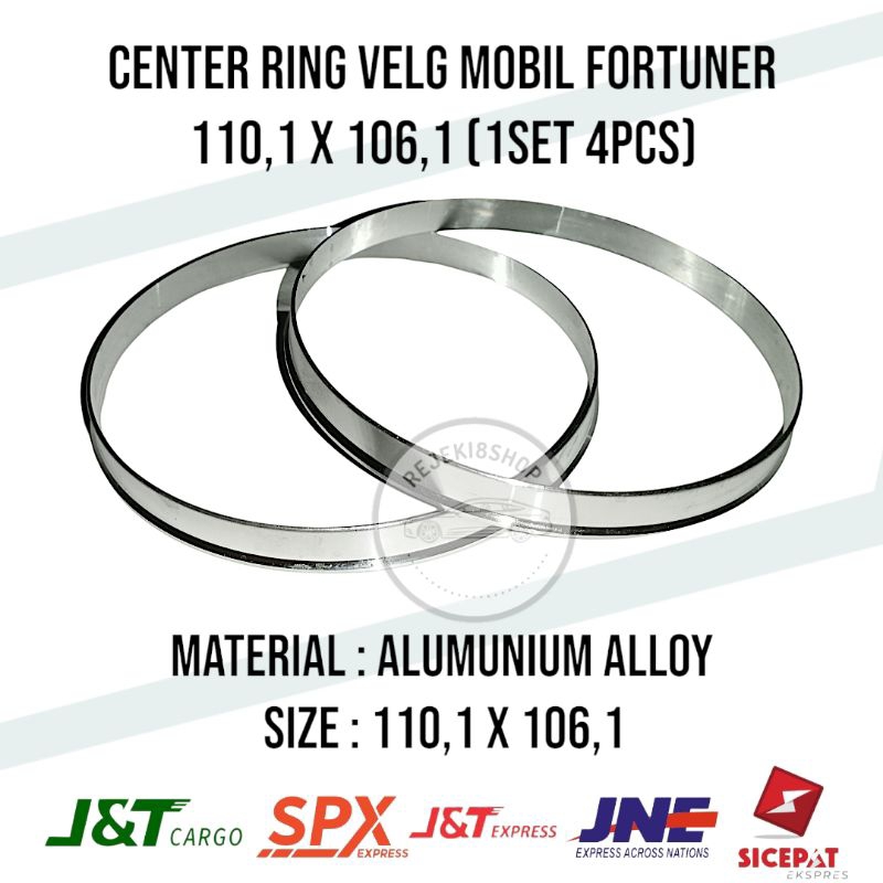 Jual Center Ring Velg Mobil Fortuner Ukuran 110,1 X 106,1 (1Set 4Pcs ...