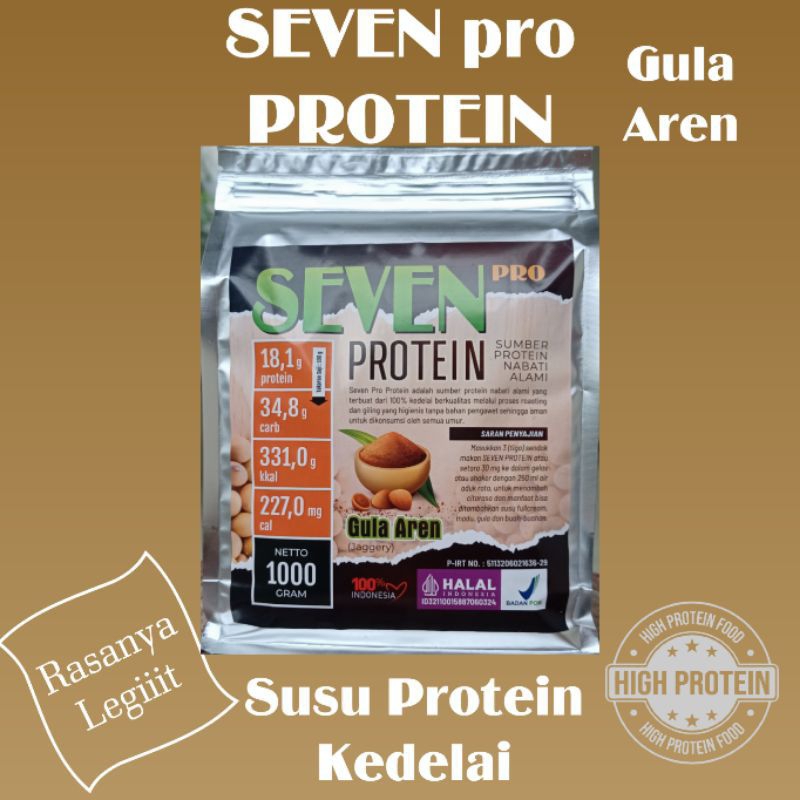 Jual SEVEN PROTEIN Whey Protein Rasa Gula Aren | Shopee Indonesia