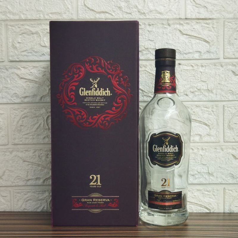 Jual Botol Kosong Glenfiddich 21 Gran Reserva 700ml | Shopee Indonesia