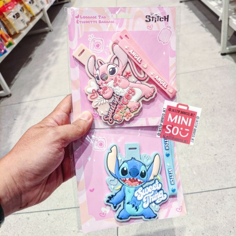 Jual MINISO 🆕 Luggage Tag / Hiasan Tas / Tag Koper DISNEY STITCH ...