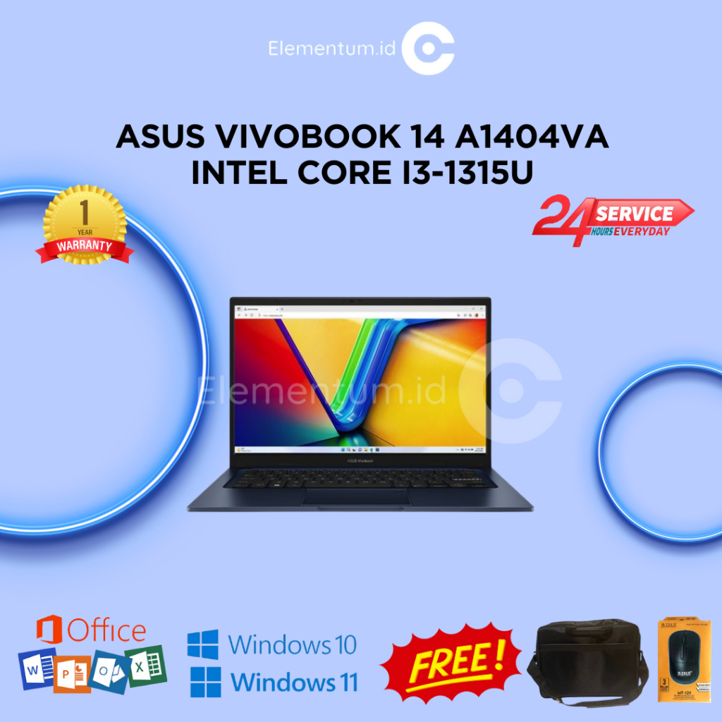 Jual Asus Vivobook 14 A1404VA Intel Core i3-1315U | RAM 8GB 512GB SSD ...