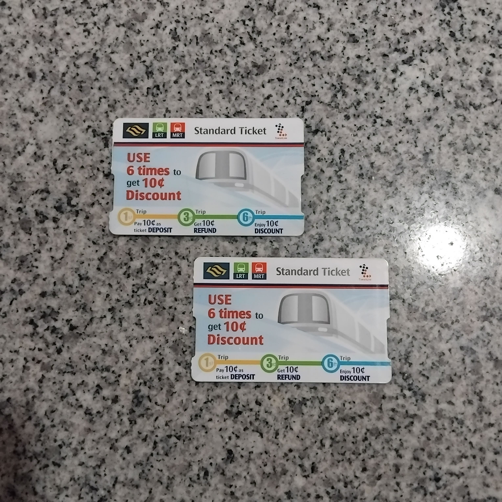 Jual Singapore MRT Standard Ticket | Shopee Indonesia