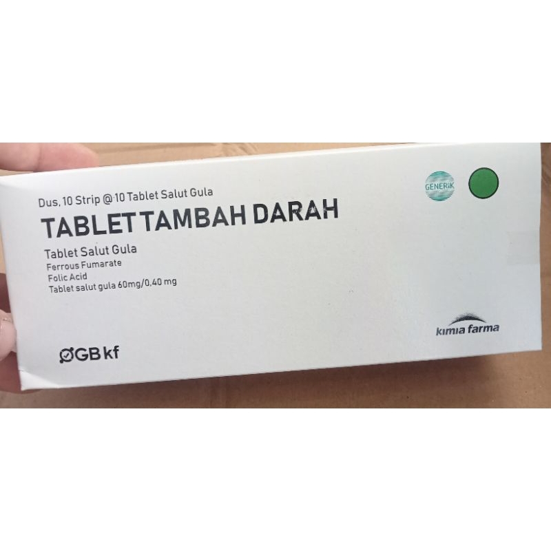 Jual TABLET TAMBAH DARAH BOX 100 TABLET | Shopee Indonesia