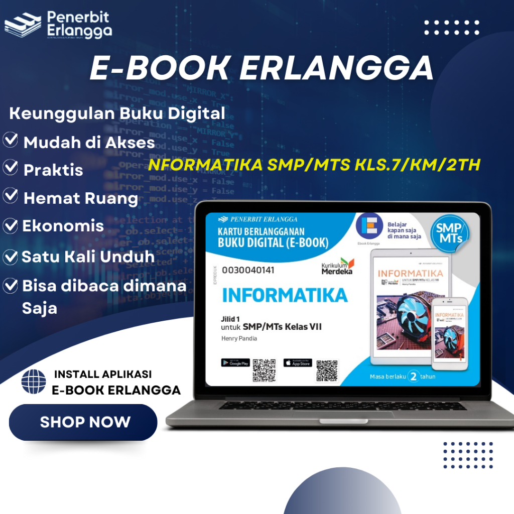 Jual [Erlangga Official] Buku Digital: Informatika Kelas 7 SMP ...