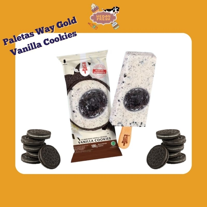 Jual Ice Cream Paletas Wey Gold Vanilla Cookies | Shopee Indonesia