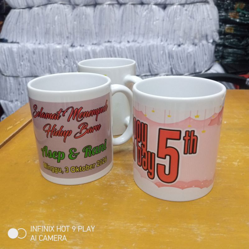 Jual cetak mug custom | Shopee Indonesia