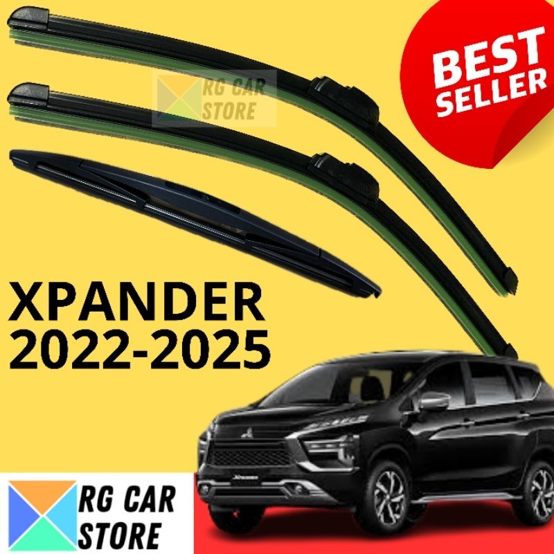 Jual Wiper Kaca Mobil Mitsubishi Xpander 2022-2025 Depan Belakang Model ...