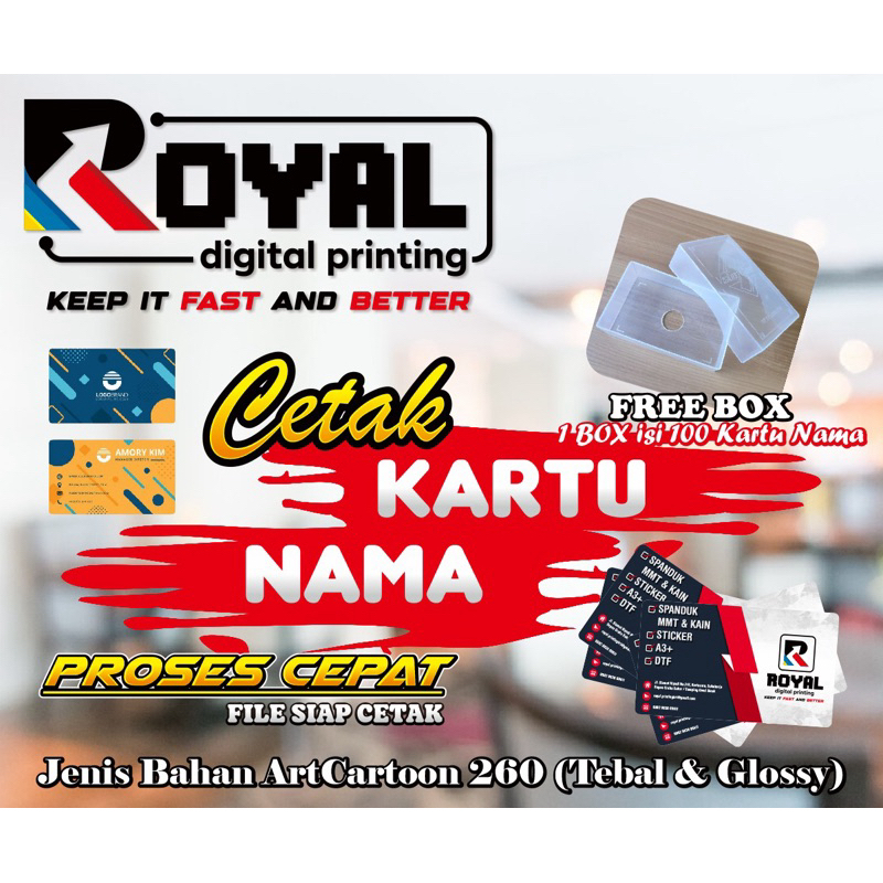 Jual KARTU NAMA CUSTOM | Shopee Indonesia