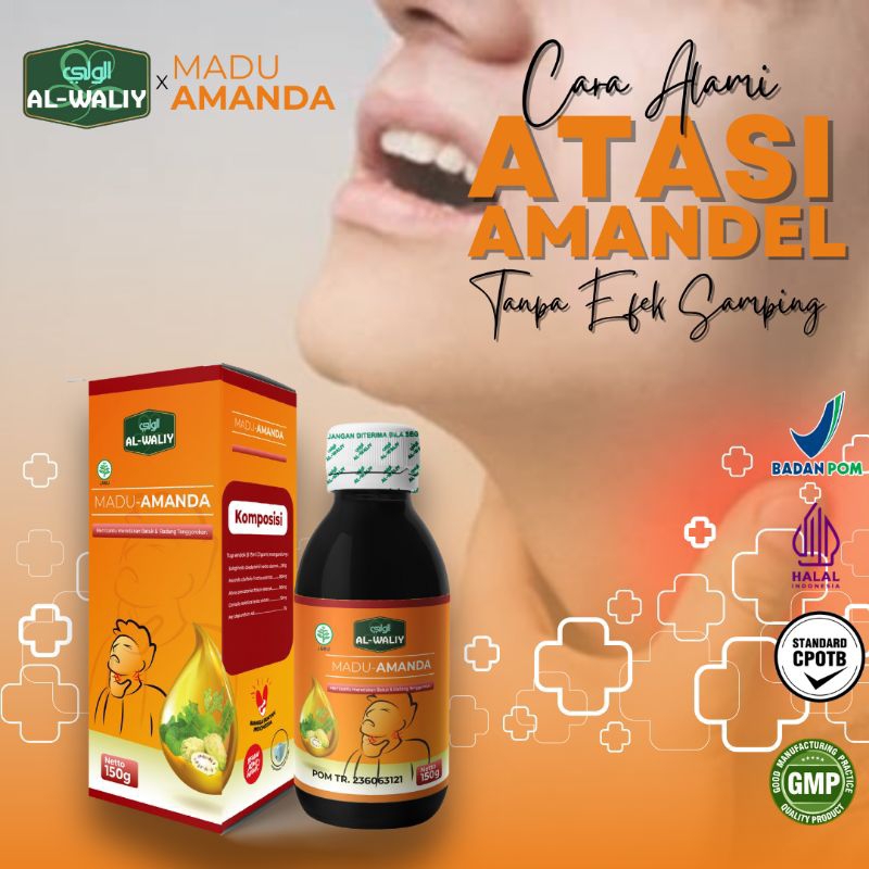 Jual MADU AMANDEL ALWALIY | Madu Amandel BPOM AMANDA Alwaliy batuk ...
