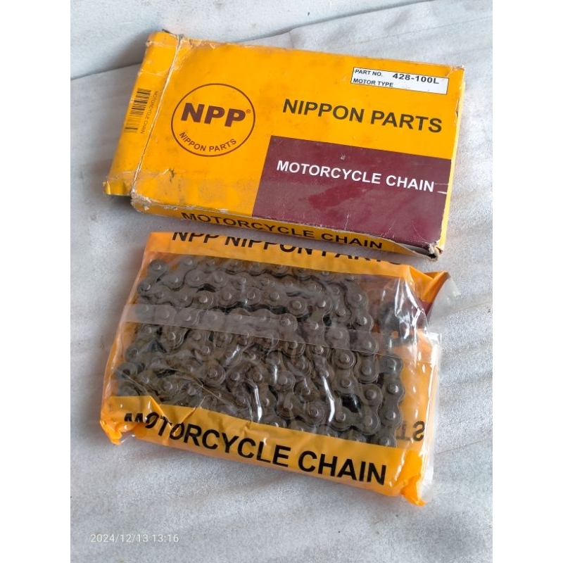 Jual Rante Motor 428-100L Grand GL100 NPP Good Quality Ukuran 428 ...